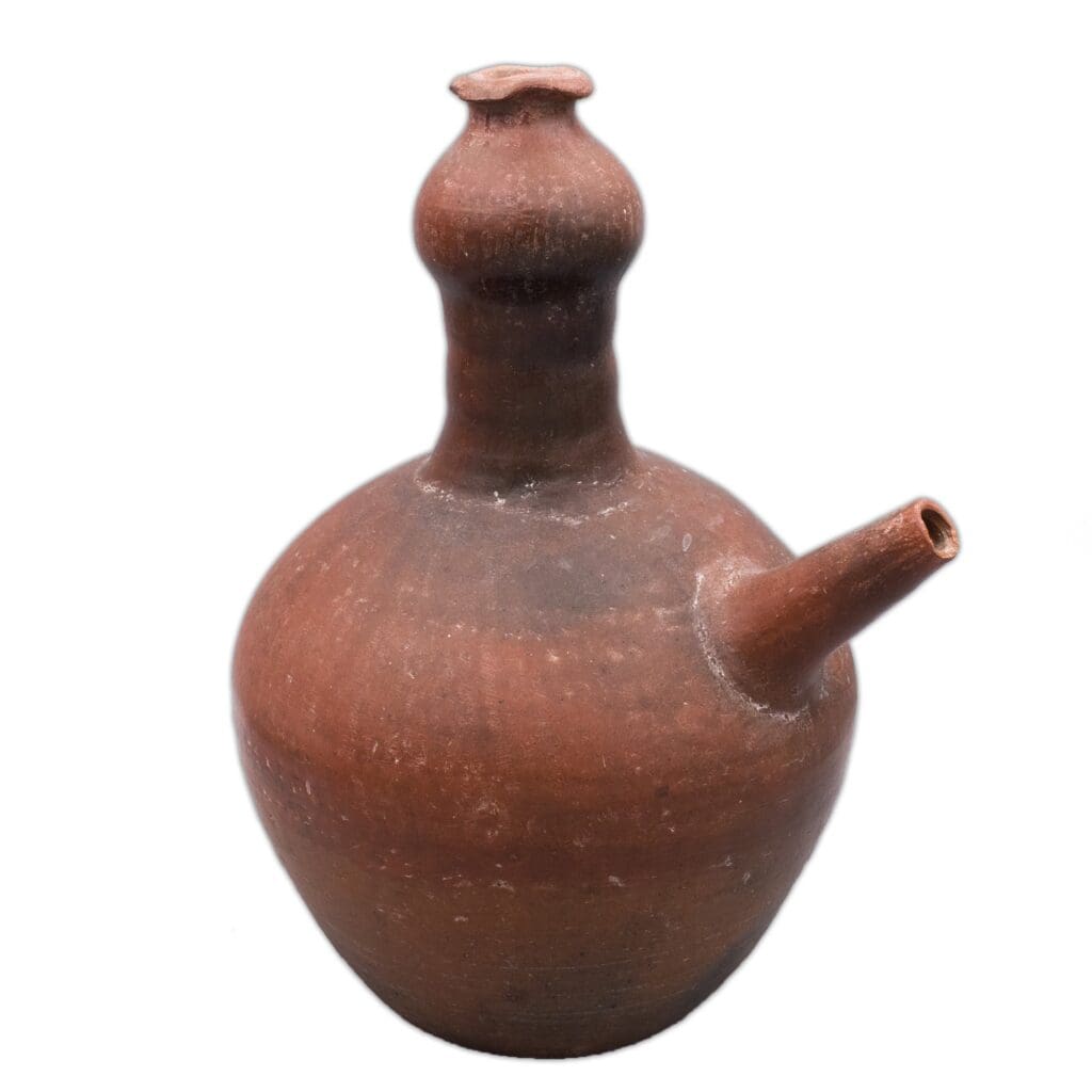 Provincial Terracotta Kendi Ceremonial Water Vessel. Java, Indonesia ...