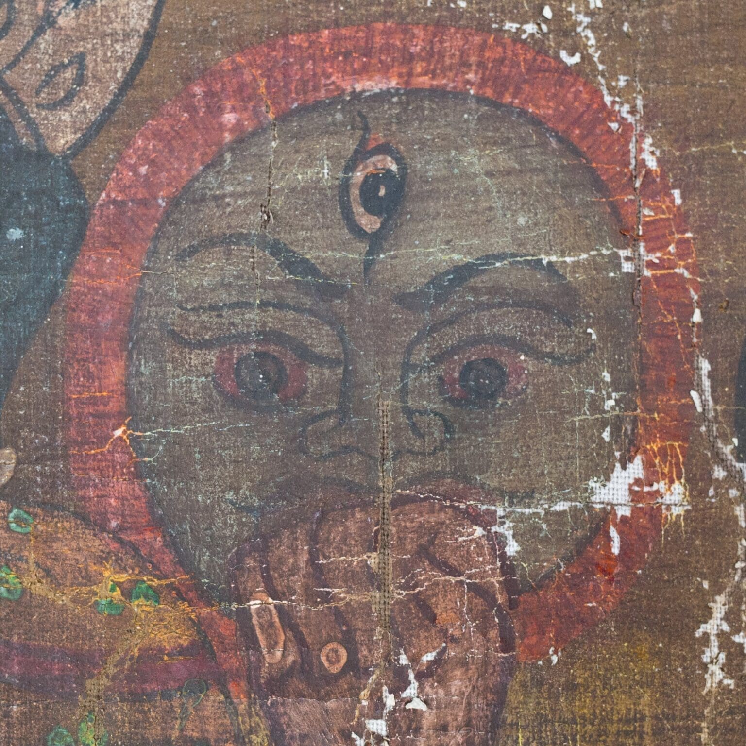 Antique Tantric Folk Painting of Hindu God of Love Kamadeva. Hindu ...