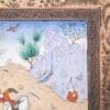 Antique Persian Miniature Painting of Chovgan Polo Game. Folio from ...