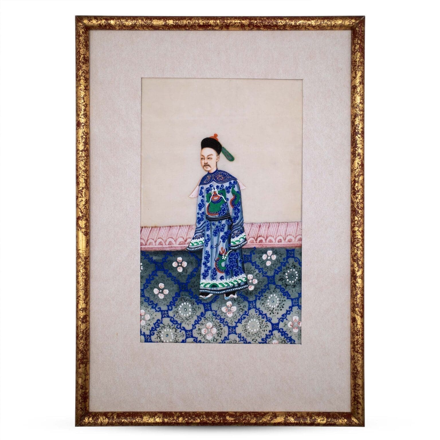 Pair of Antique Chinese Export Paintings on Pith Paper. 19th Century ...