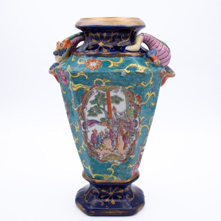 Rare Antique Mason's Ironstone Chinoiserie Vase. C. J. Mason and Co ...